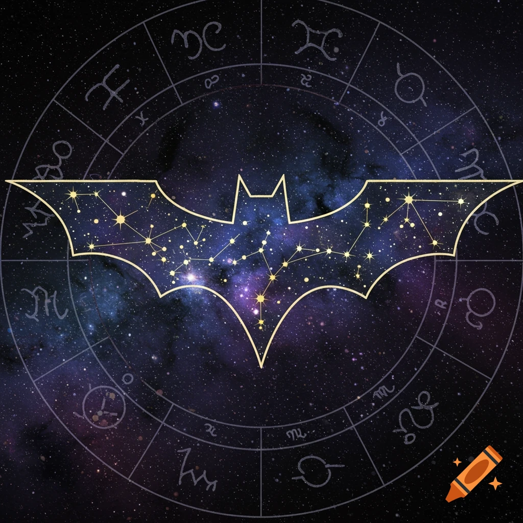 Zodiac sign Batman logo on Craiyon