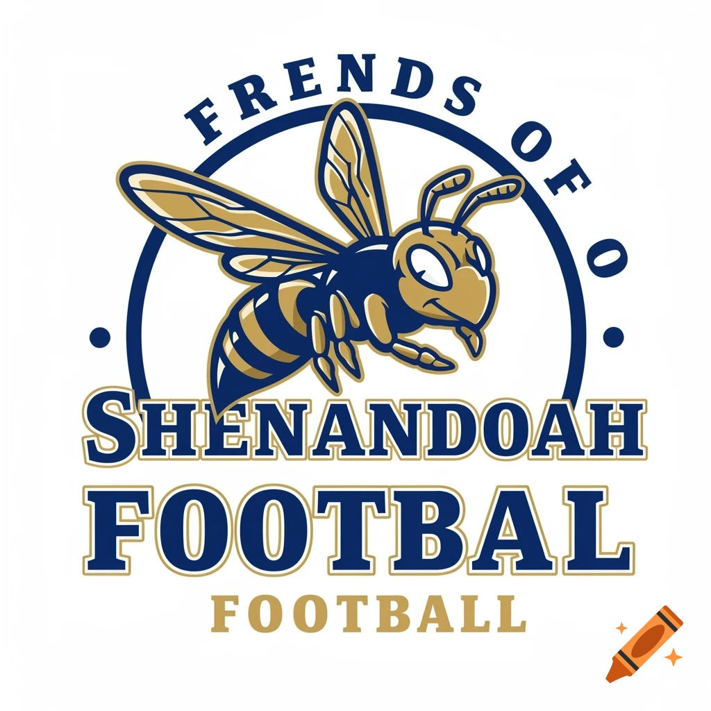Friends of Shenandoah Football logo on Craiyon