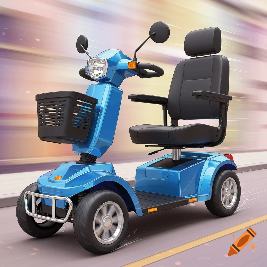 High-end off-road gaming and programming chair with electric motor and ...