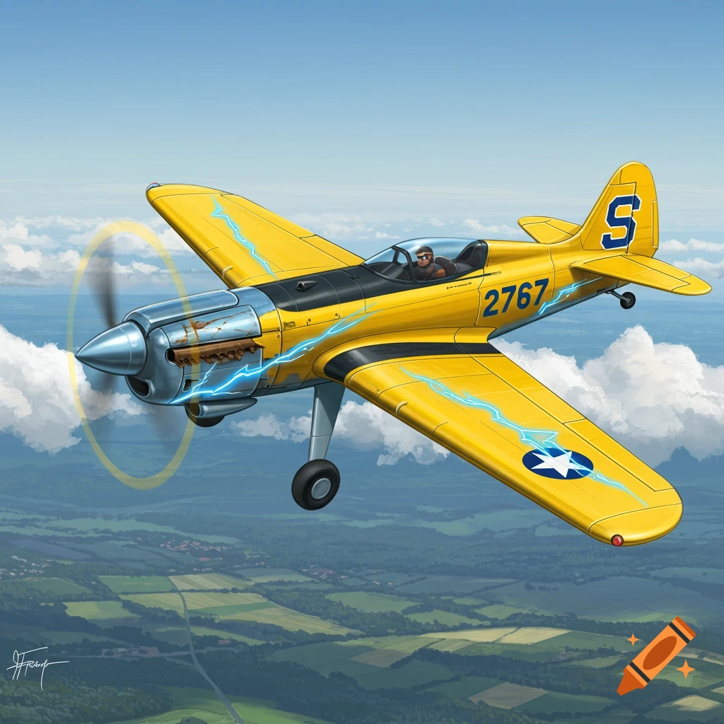 Henson X-3 Twin Cyclone Aircraft Design Specifications on Craiyon