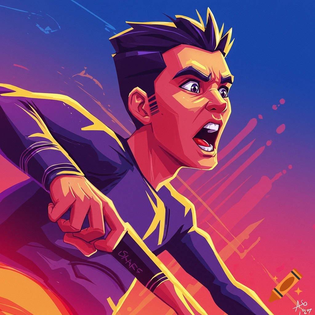 Brawl+stars+kaze+art created on Craiyon