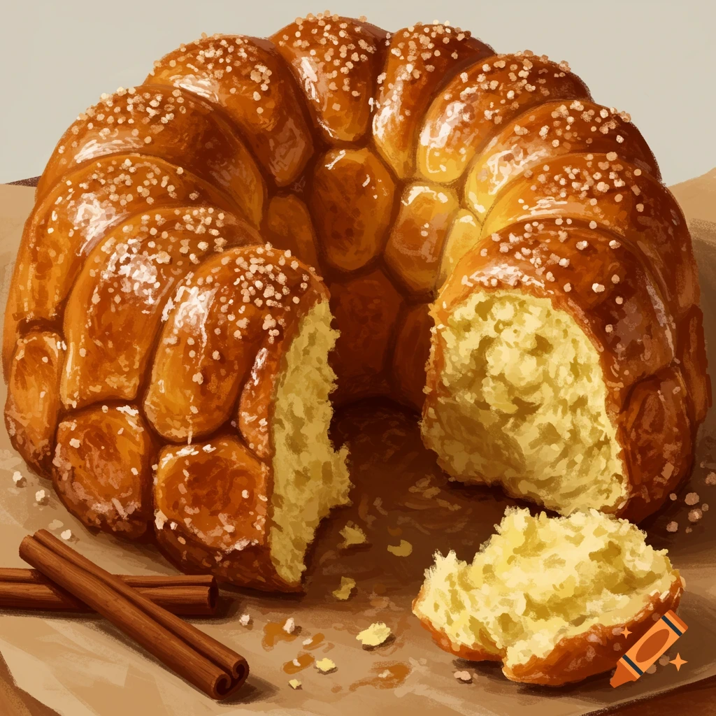 Monkey bread on Craiyon