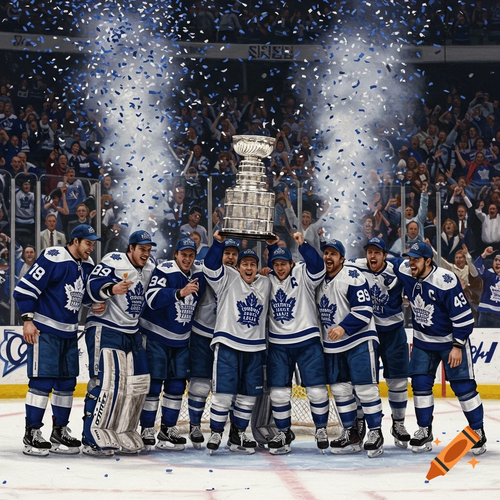 Toronto Maple Leafs Stanley Cup Champions on Craiyon