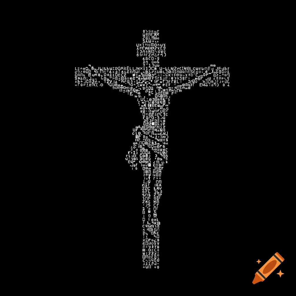 Christian cross made of water symbolizing hope and life on Craiyon