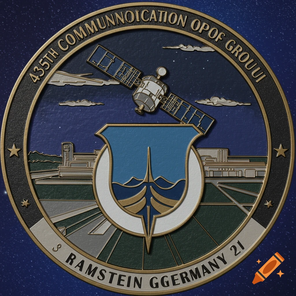 435th Communications Ops Group Military Challenge Coin, Ramstein ...