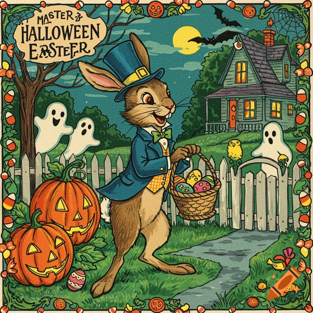 Halloween images created on Craiyon