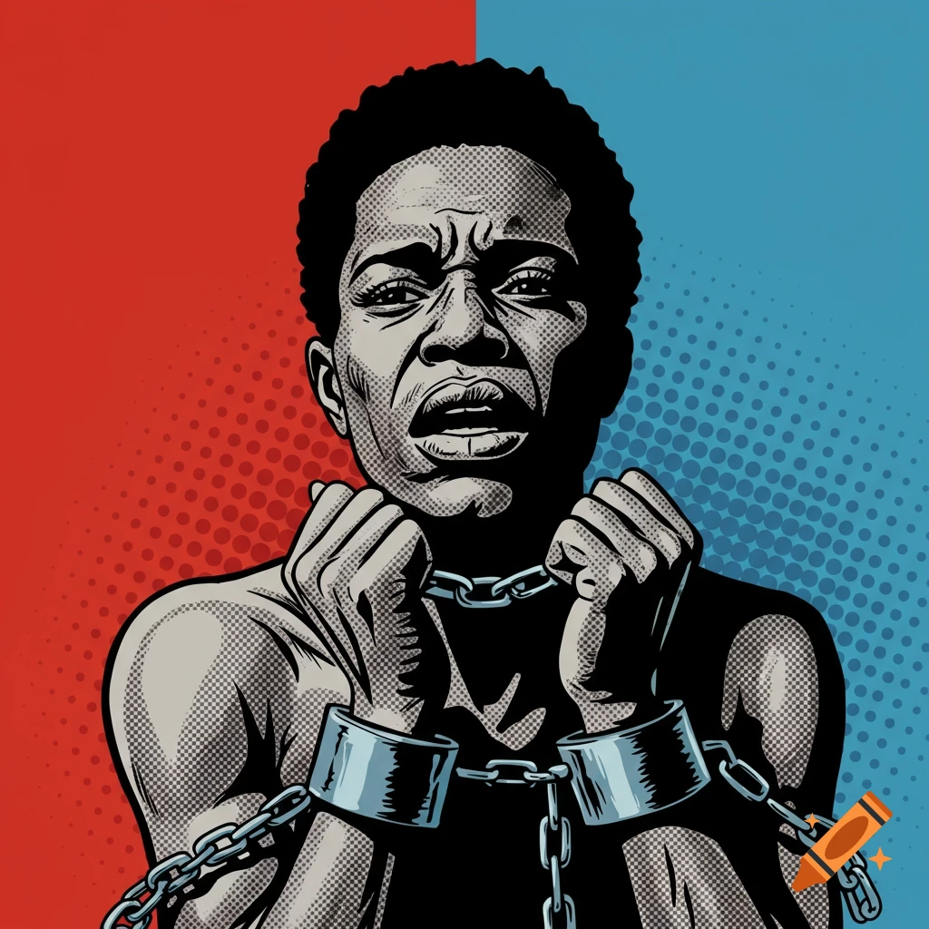 Graphic illustration of a raised fist with 'Fight for Your Rights ...