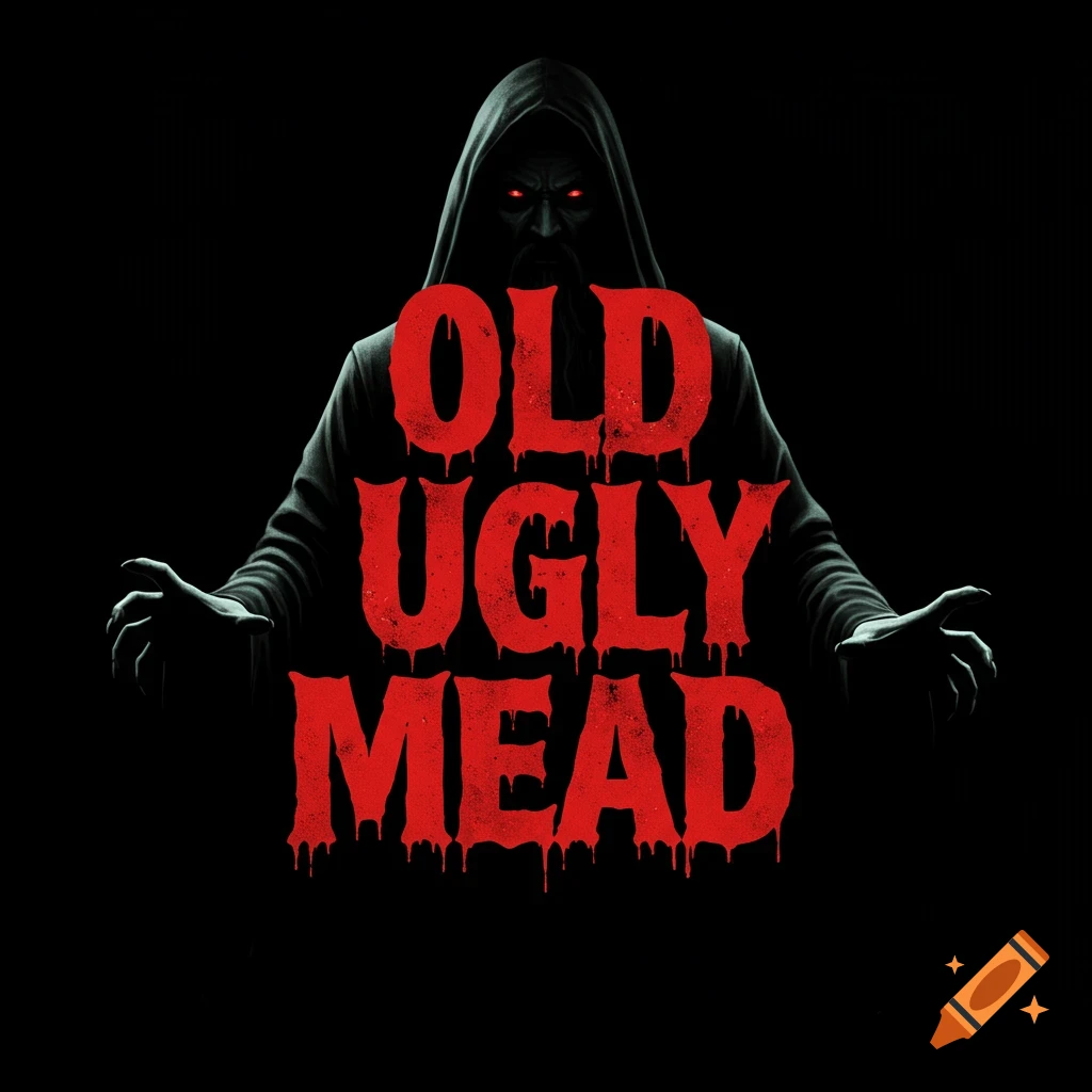 Old Ugly Mead logo with wizard on Craiyon