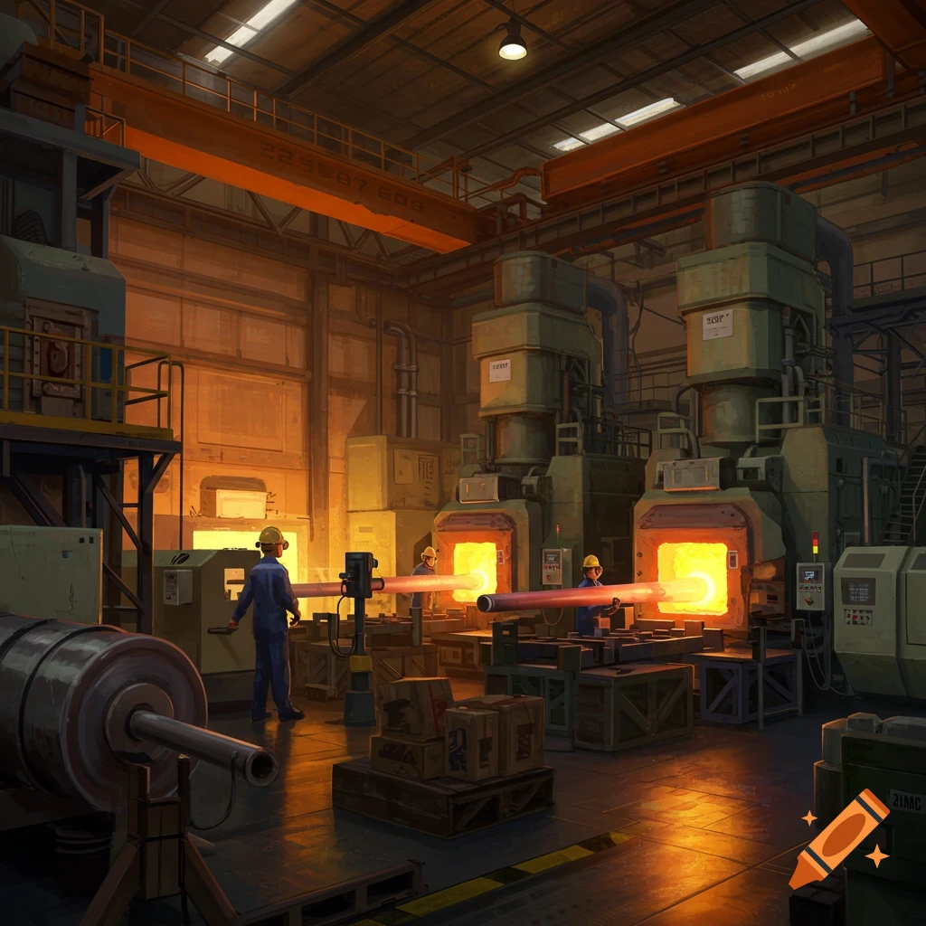 Factories In The 1800s In Color