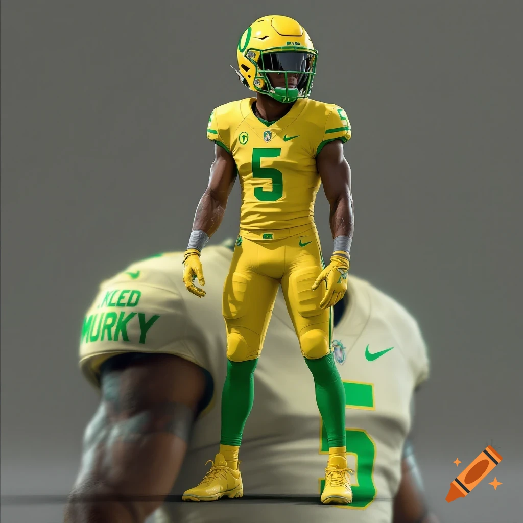 Kyler Murray in Oregon Ducks uniform on Craiyon