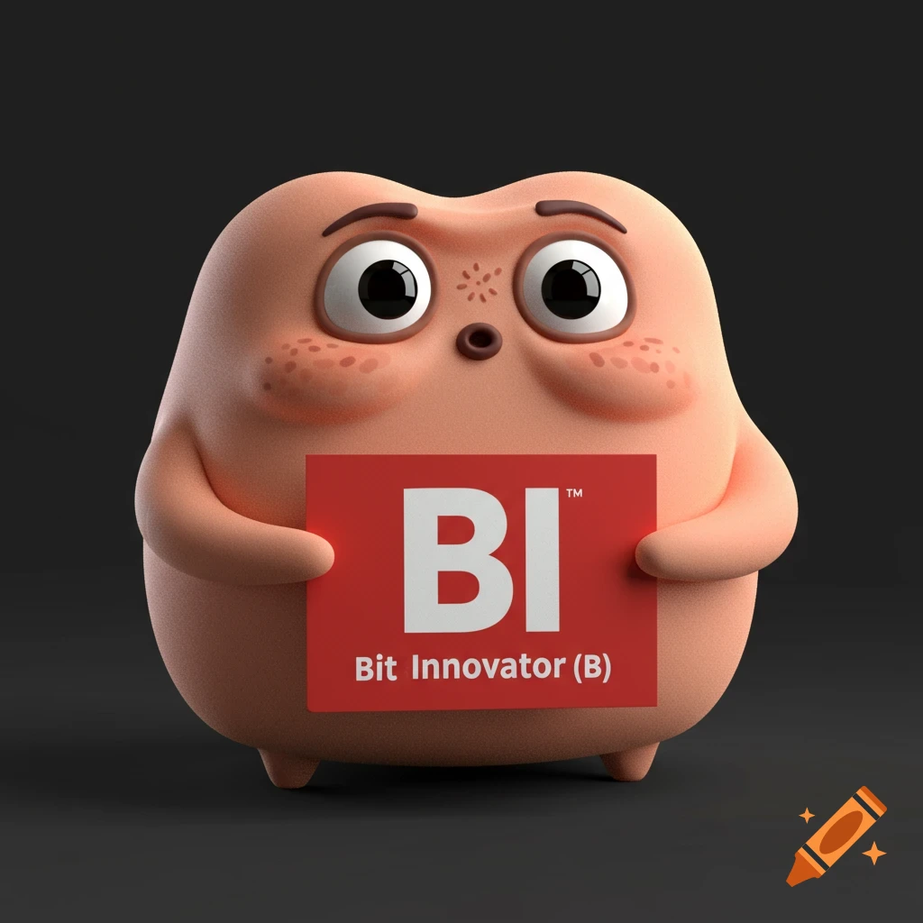 Animated character promoting Bit Innovator (BI) digital tech startup on ...