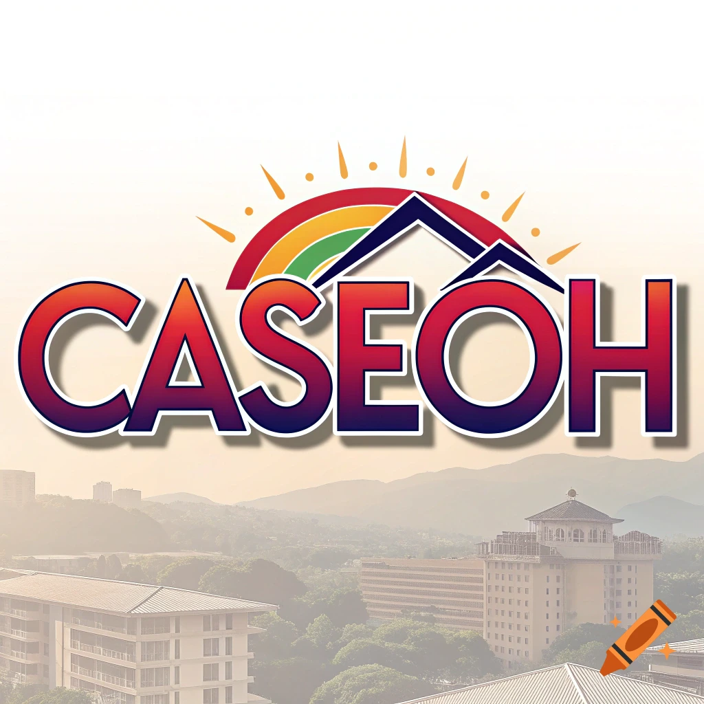 A logo featuring the word "CASEOH" in large, gradient letters over a ...