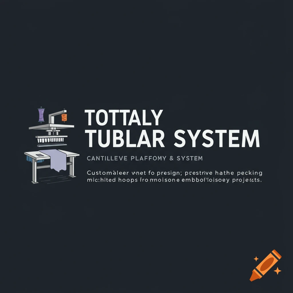 Totally Tubular System logo featuring a cantilever platform design on ...