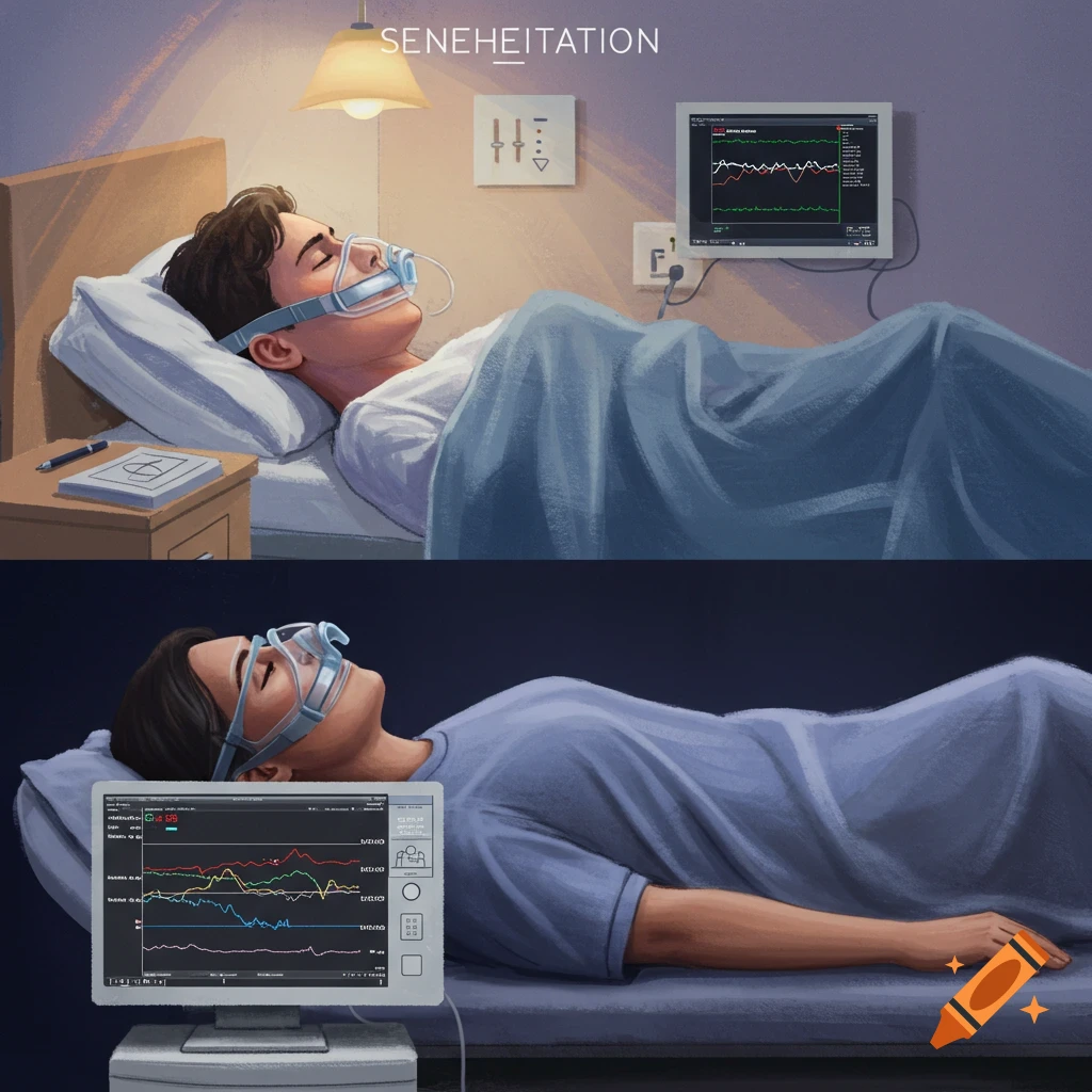 Explanation of general diagnostic and CPAP titration for sleep ...