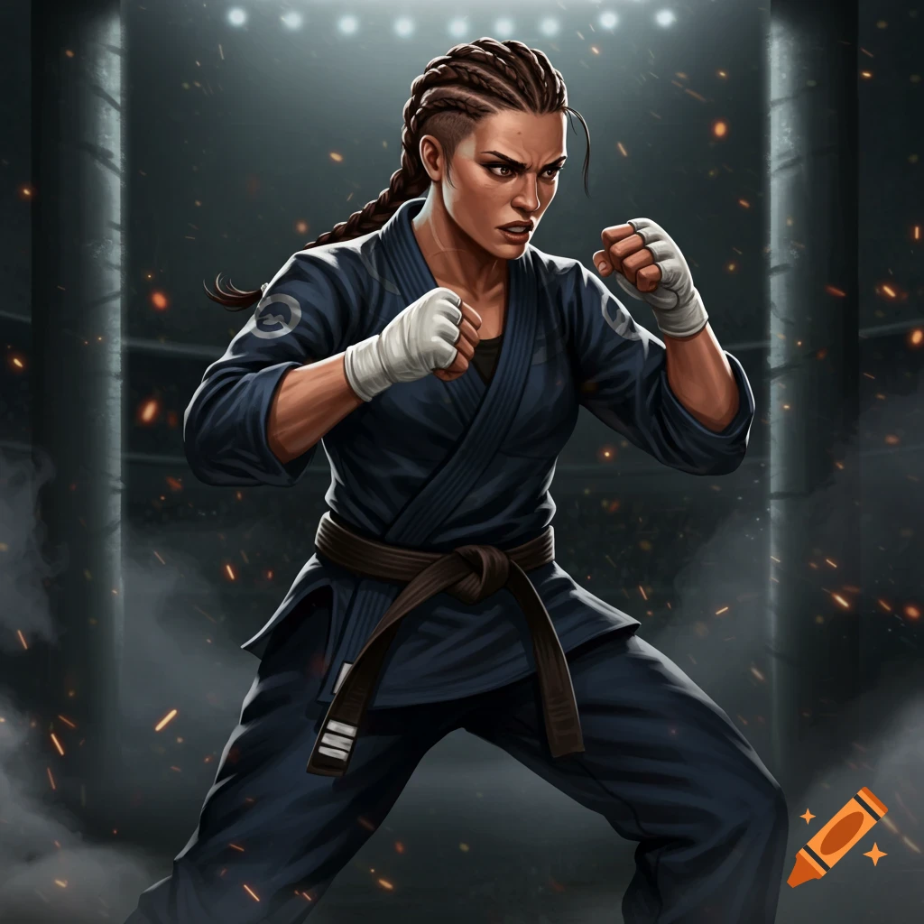 Female Fighters created on Craiyon