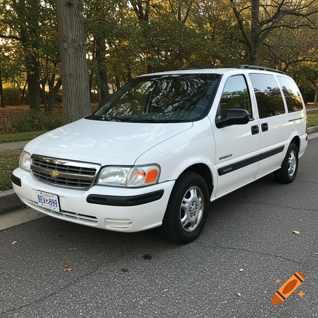 2004 Chevrolet Venture minivan in an outdoor setting on Craiyon