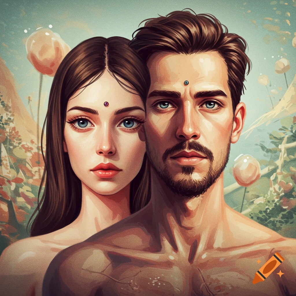 A man, a half-man/half-woman, and a woman with the same appearance on ...