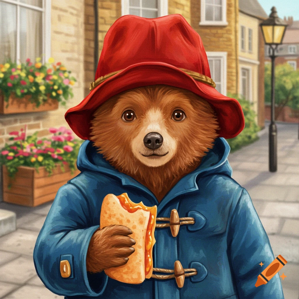 Paddington Bear on Craiyon