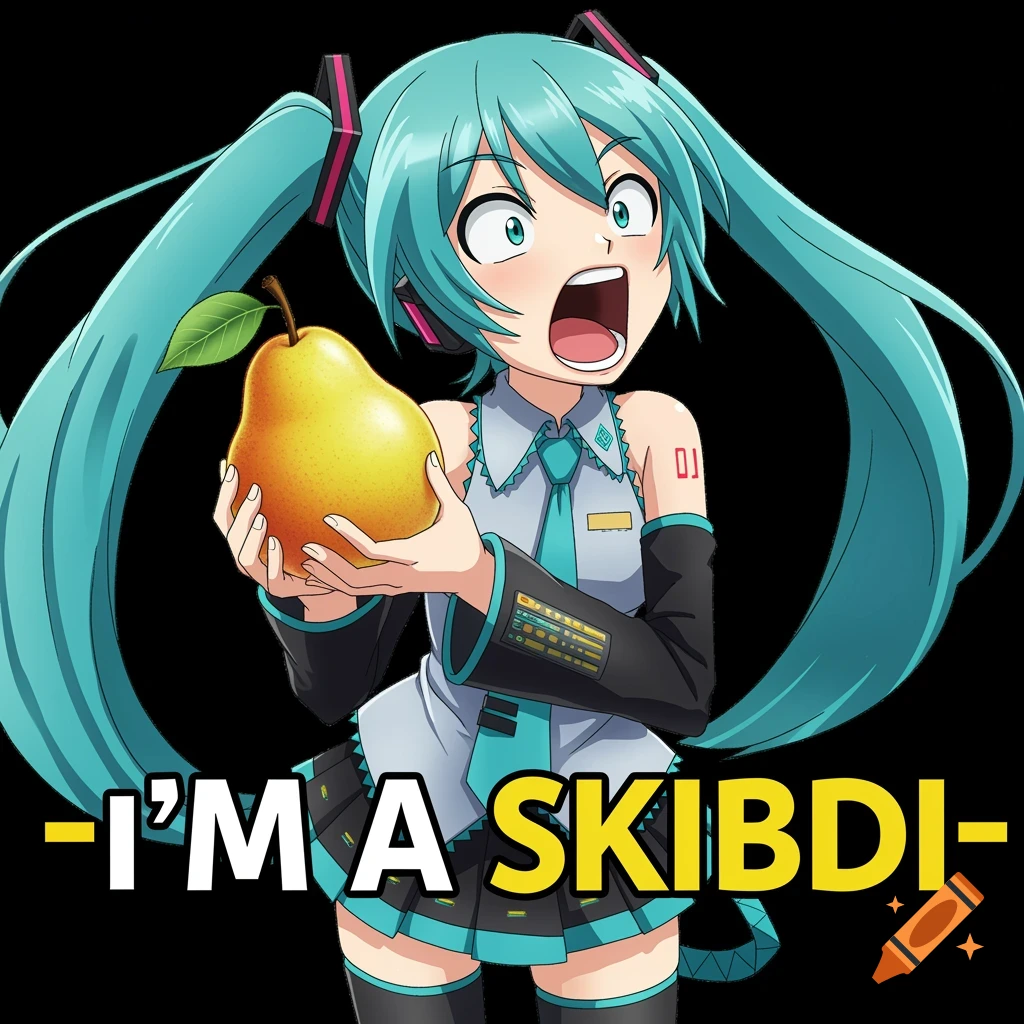 Anime drawing of Hatsune Miku happily eating spaghetti with a fork. on ...