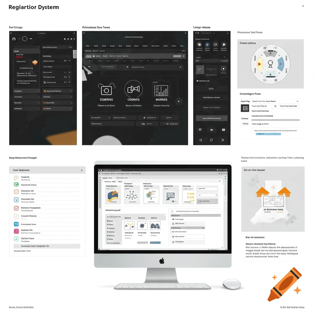 Data hub website layout on Craiyon