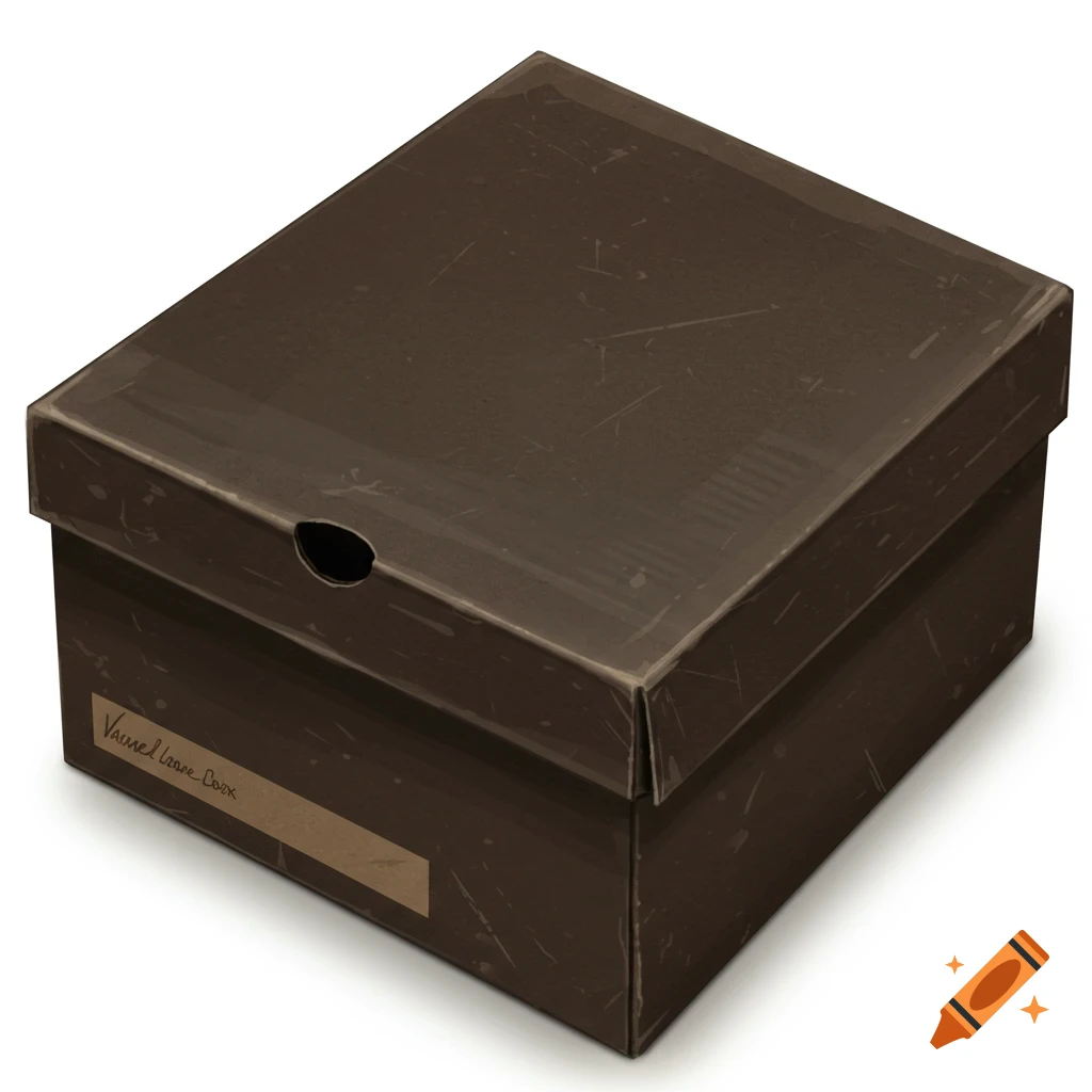 Closed shoe box on Craiyon