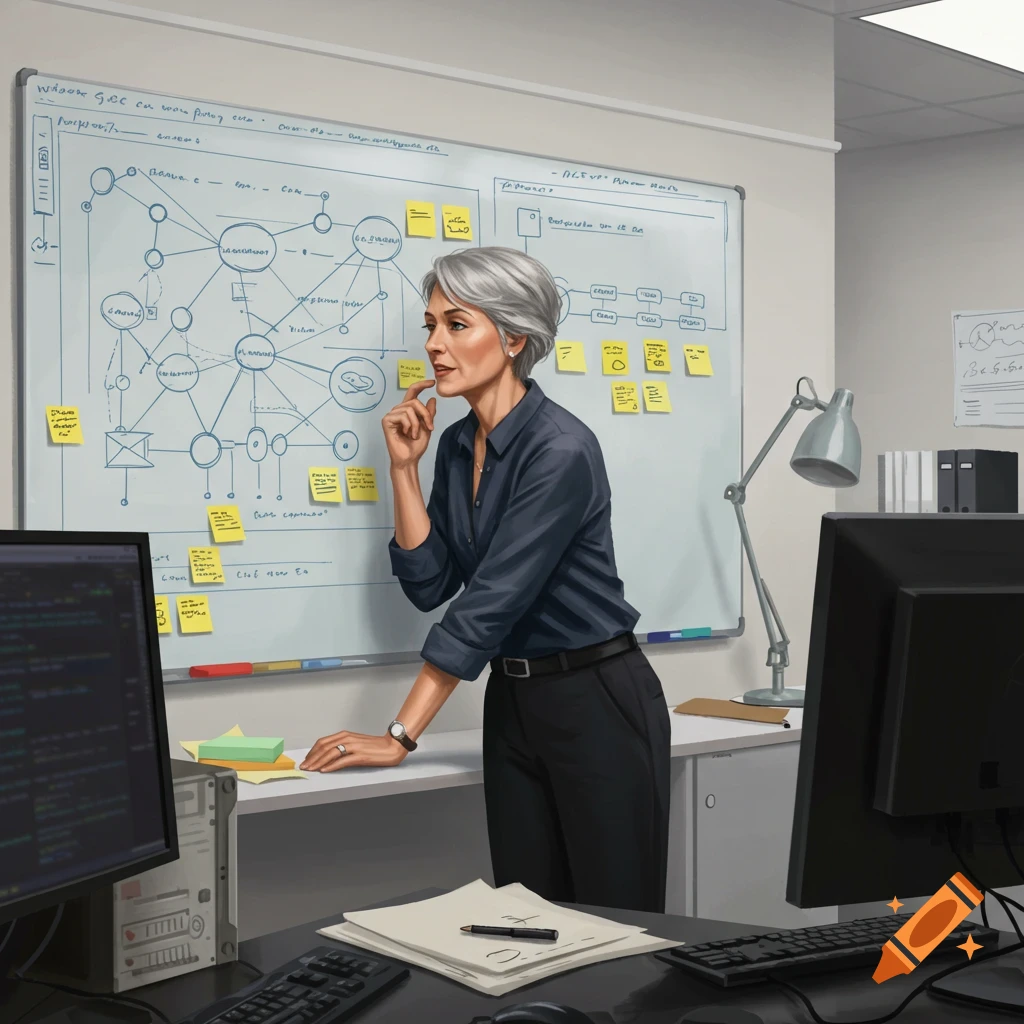 Network/Systems Support Specialist job illustration on Craiyon