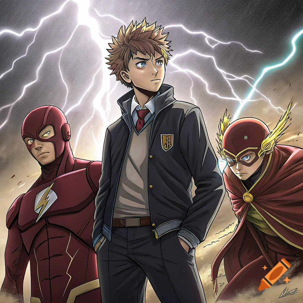 Yuji Itadori and Toji Fushigoro in anime style on Craiyon