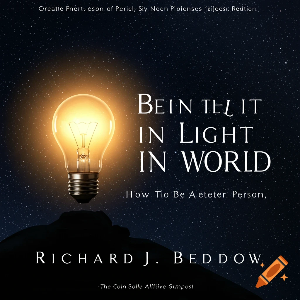 Book cover for "Being the Light in the World" by Richard J. Beddow ...