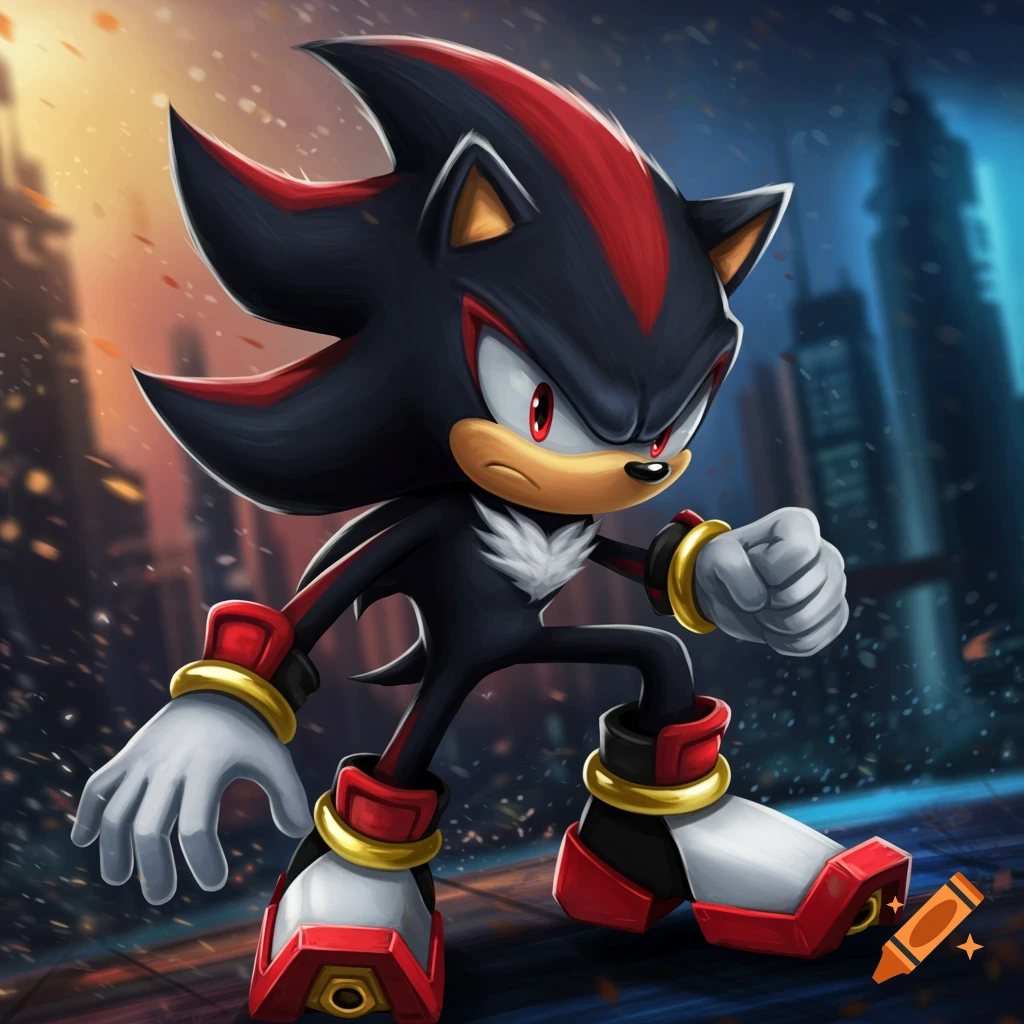 Anime Shadow The Hedgehog