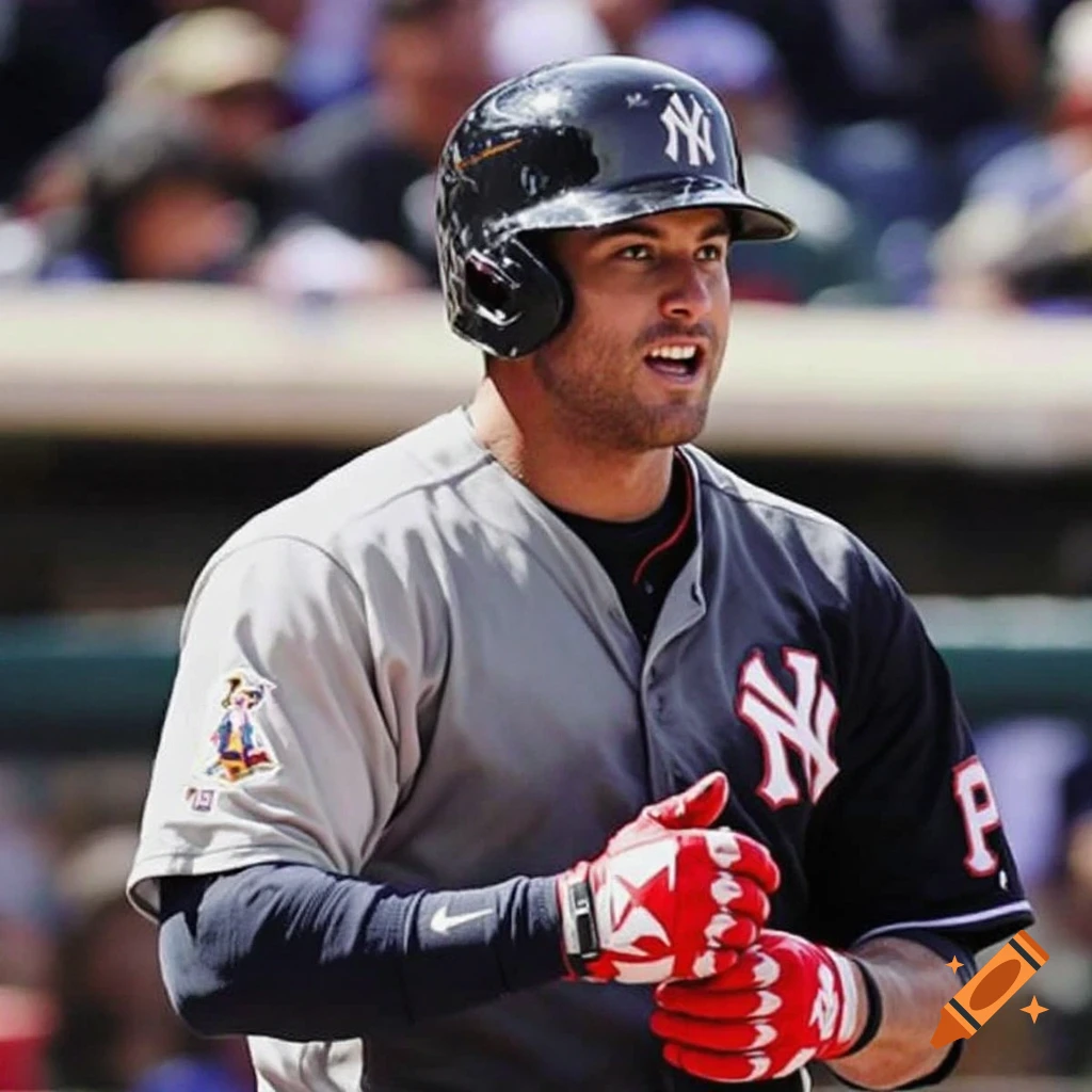 Larry David pitching for the New York Yankees with a bazooka on Craiyon