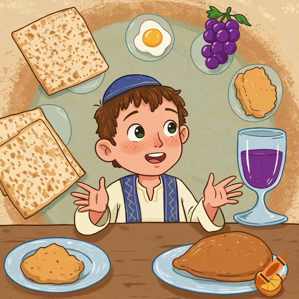 Cartoon illustration of two men in traditional Jewish clothing arguing ...