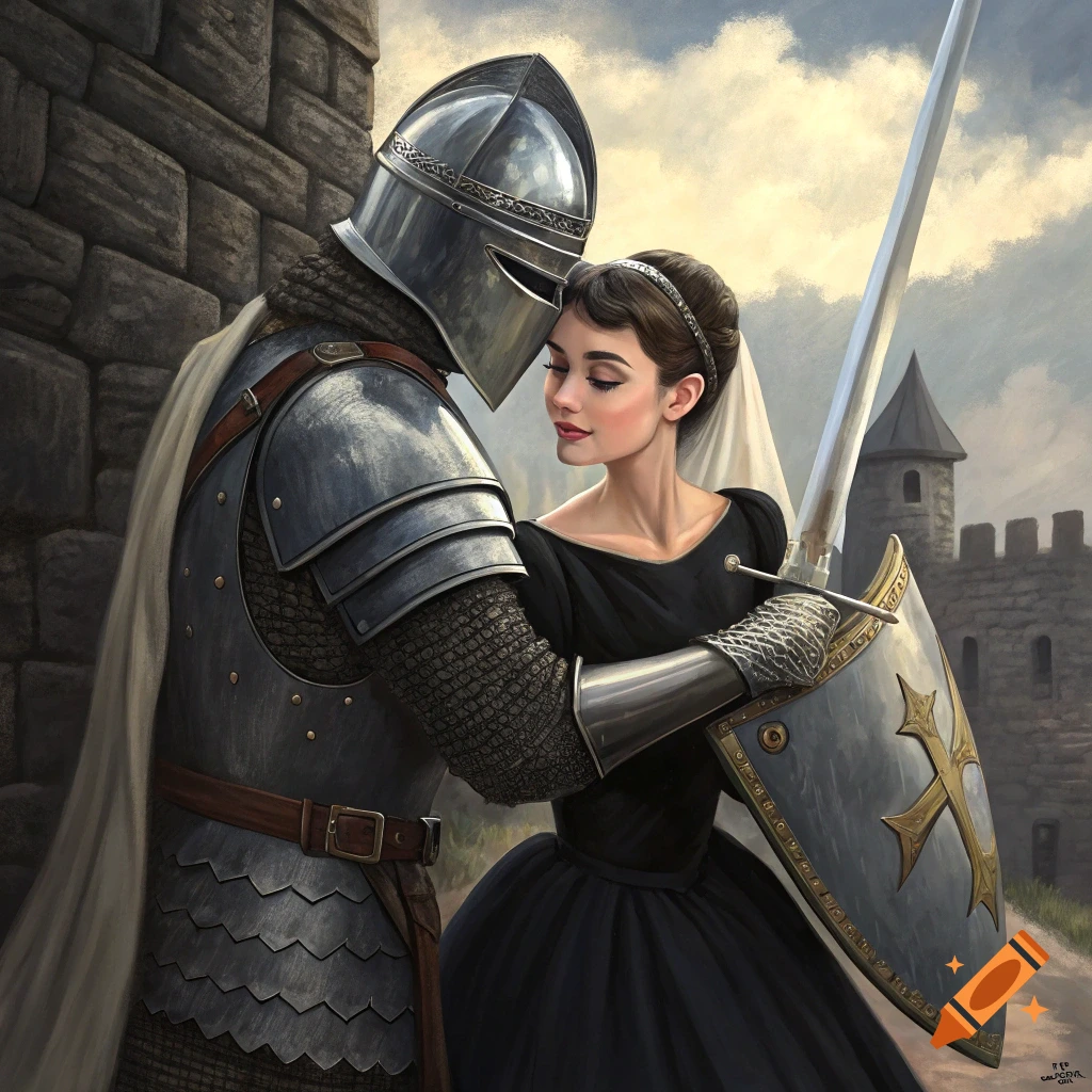 Female gladiator in Thracian armor on Craiyon