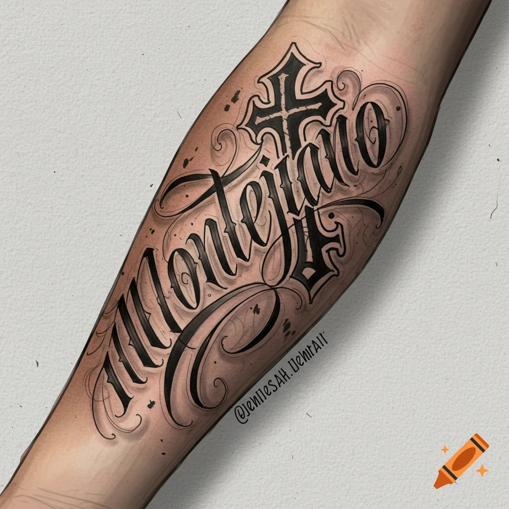 Forearm Script Tattoo Designs
