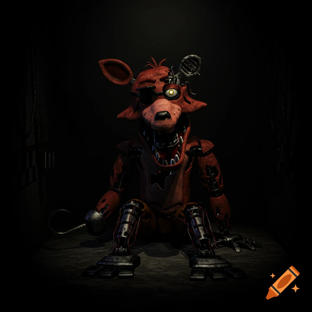 A green and yellow alligator animatronic with an eyepatch and hook hand ...