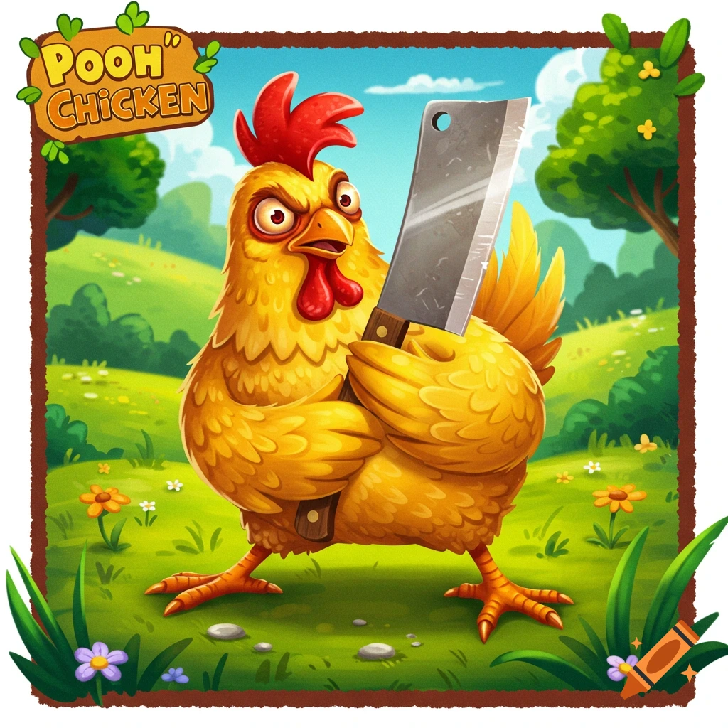 Disney Pixar Chicken Run movie poster showing a cartoon chicken running ...