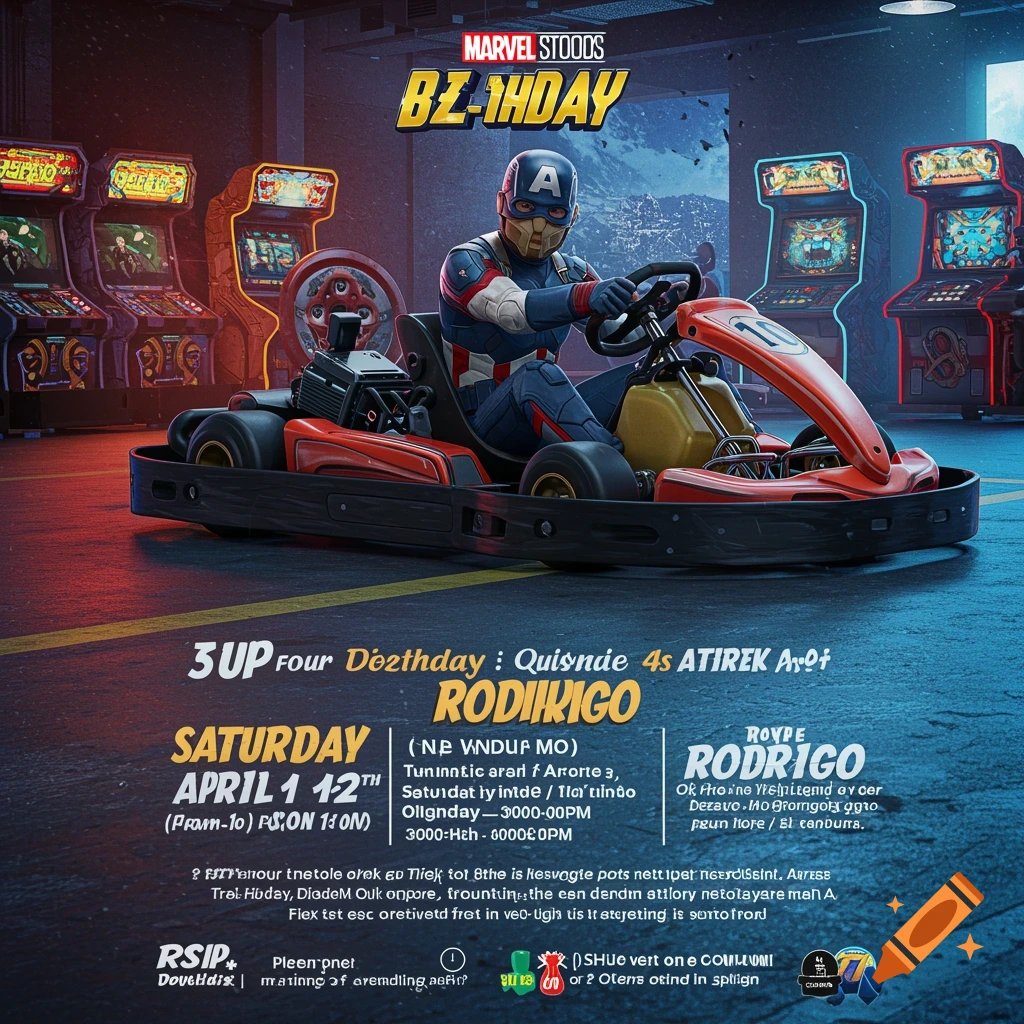 Sleek MCU-style design for Rodrigo's 10th birthday at Dezerland Park ...