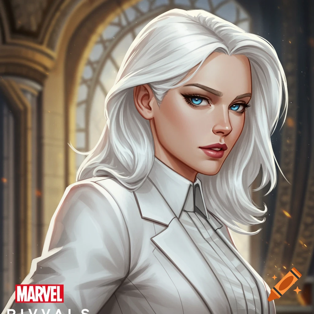 Emma Frost Marvel Rivals on Craiyon