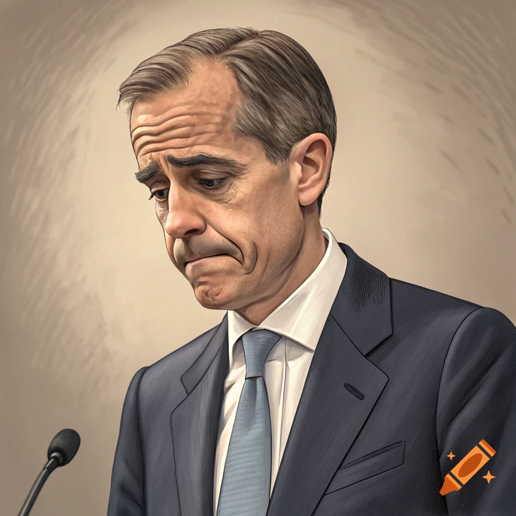 Mark Carney lost on Craiyon