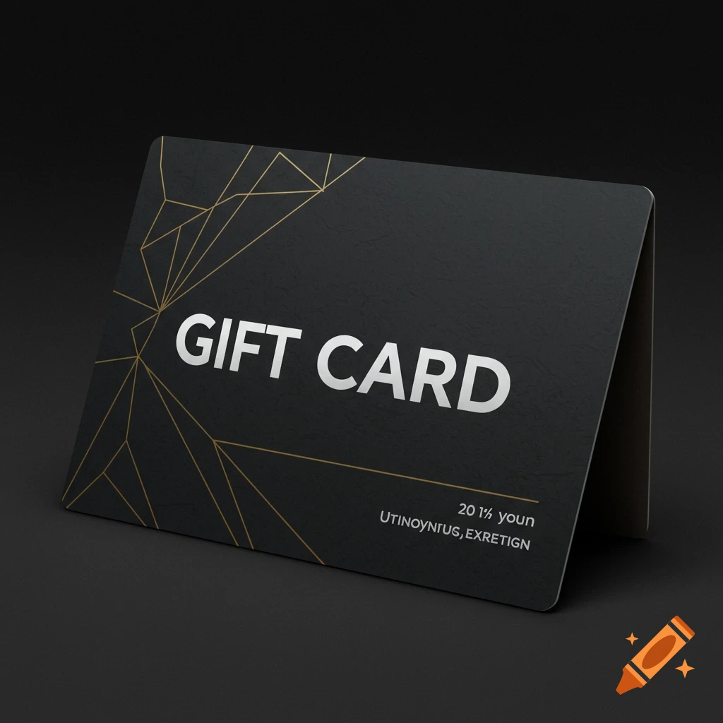 Watercolor gift card design with pink and blue flowers and gold text ...