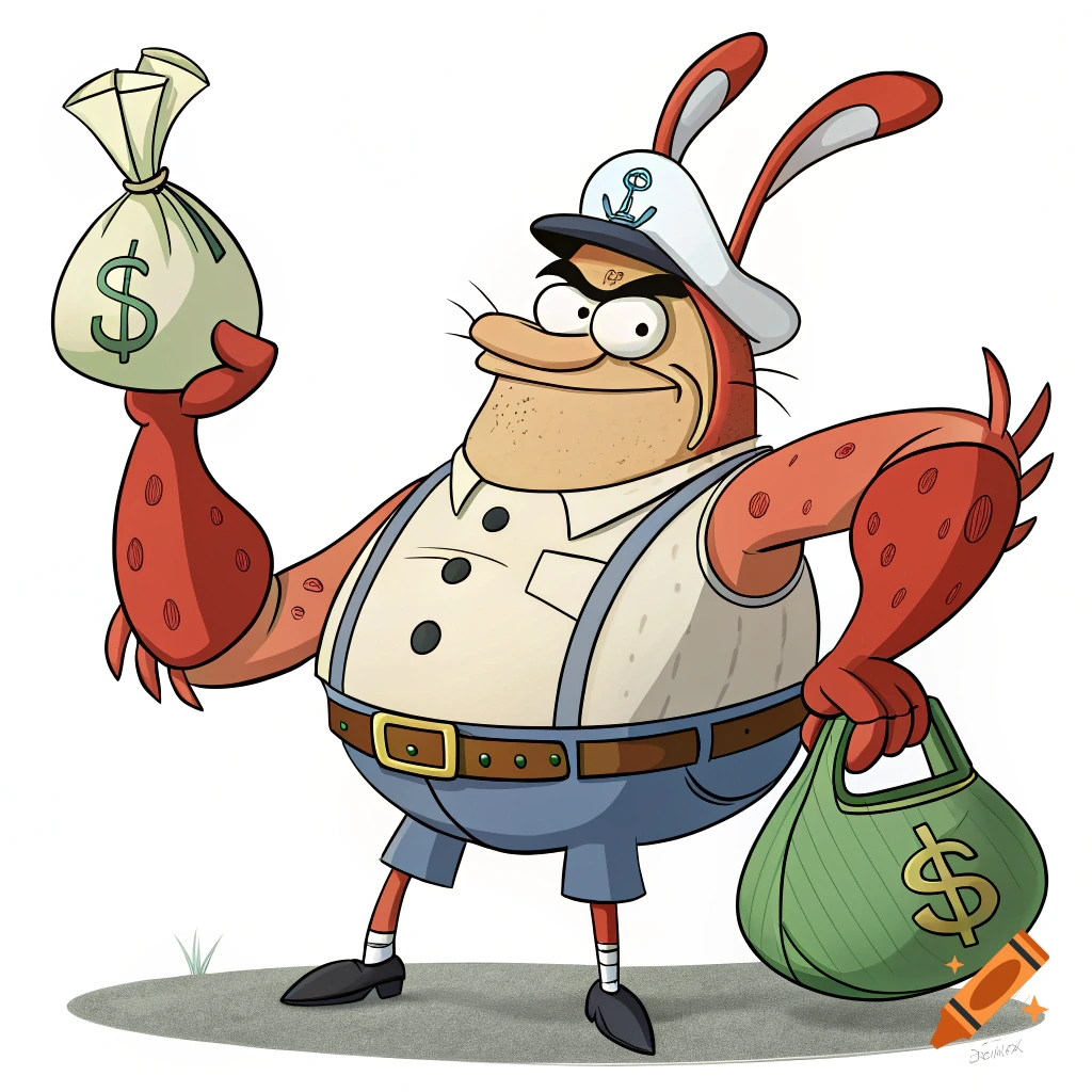 Arnold Schwarzenegger as Mr. Clean in Spongebob cartoon style on Craiyon