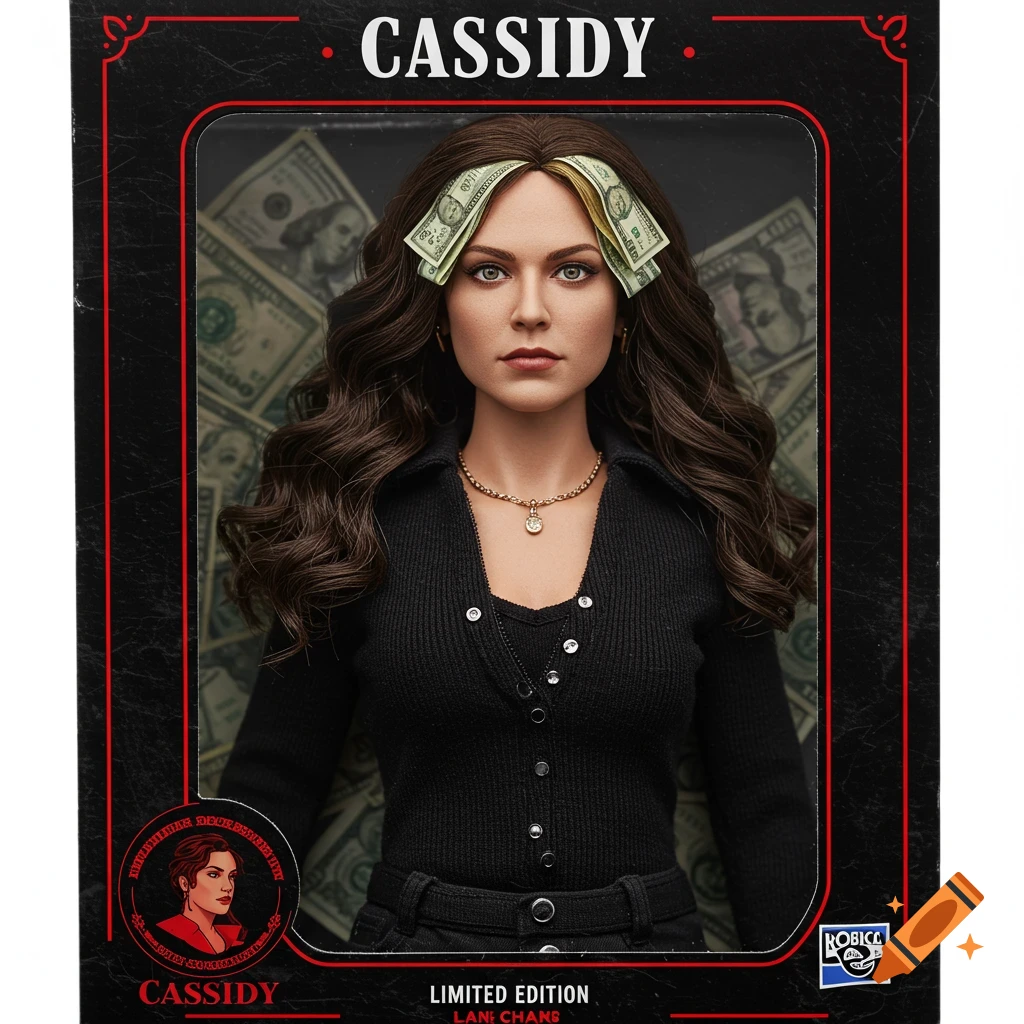 Photorealistic collectible action figure of Cassidy in limited-edition ...
