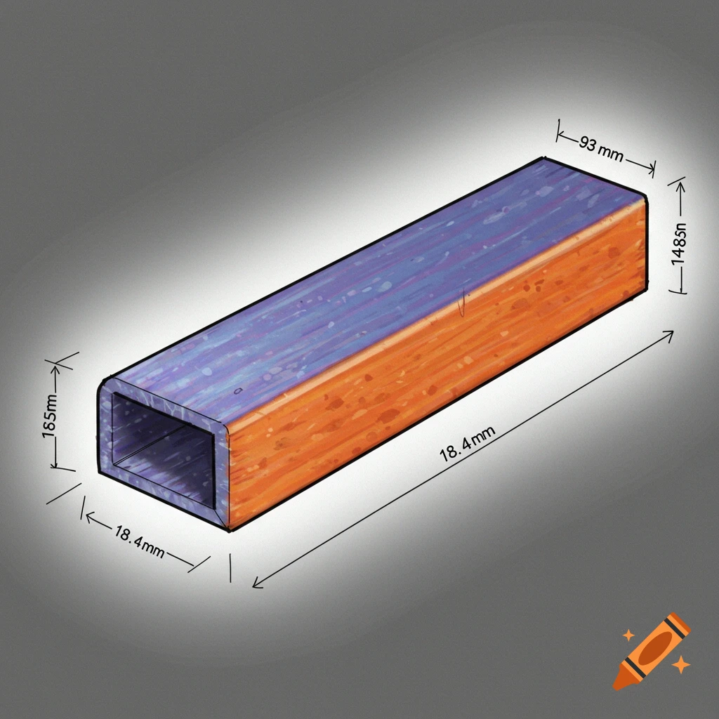 Rectangle, 584.2 mm by 914.4 mm by 18 mm thick on Craiyon