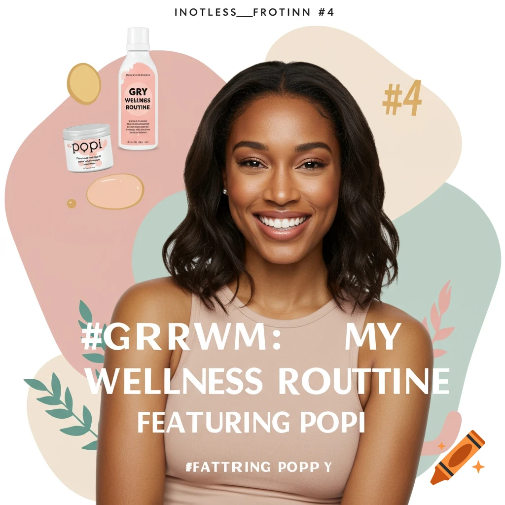 GRWM: My Wellness Routine Featuring Poppi on Craiyon
