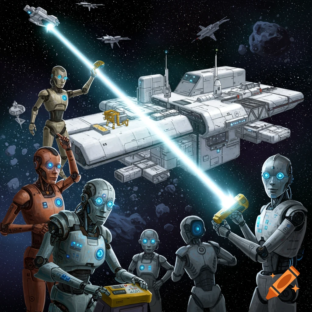 Interior of a space shuttle with stasis pods and astronaut on Craiyon