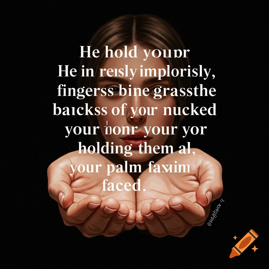 He held your hands imploringly on Craiyon