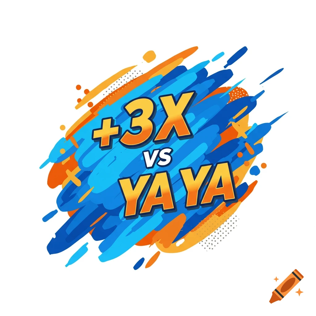 +3X vs YA PowerPoint slide splash on Craiyon