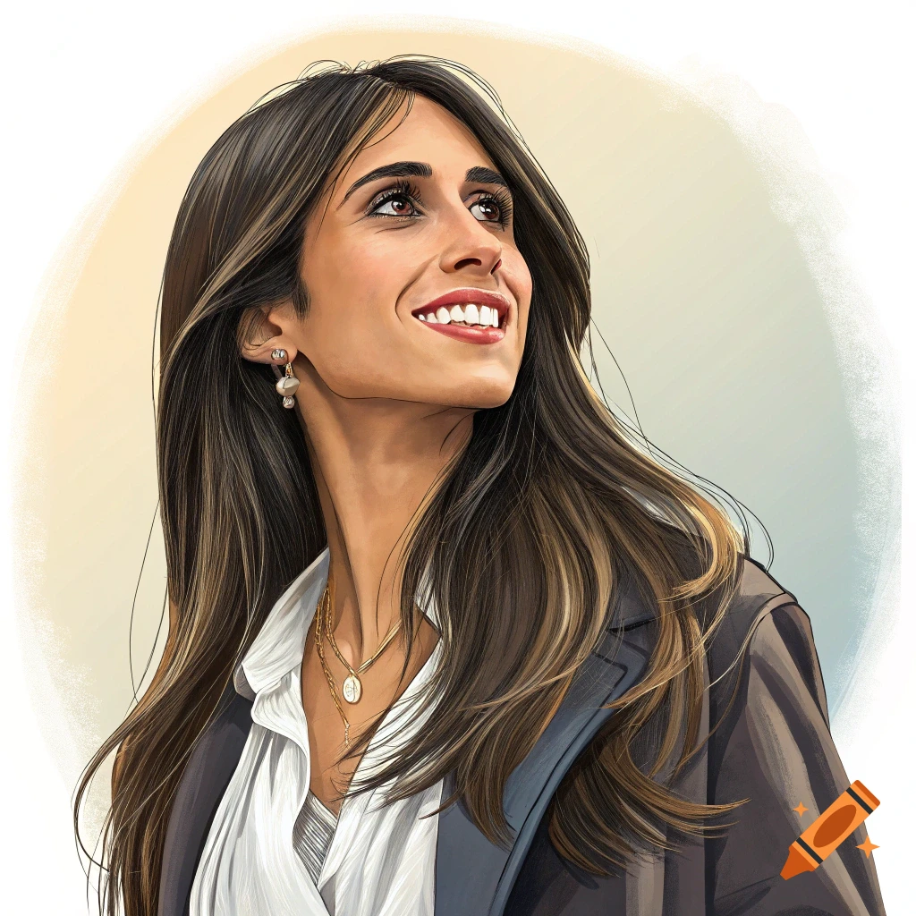 Antonella Roccuzzo on Craiyon