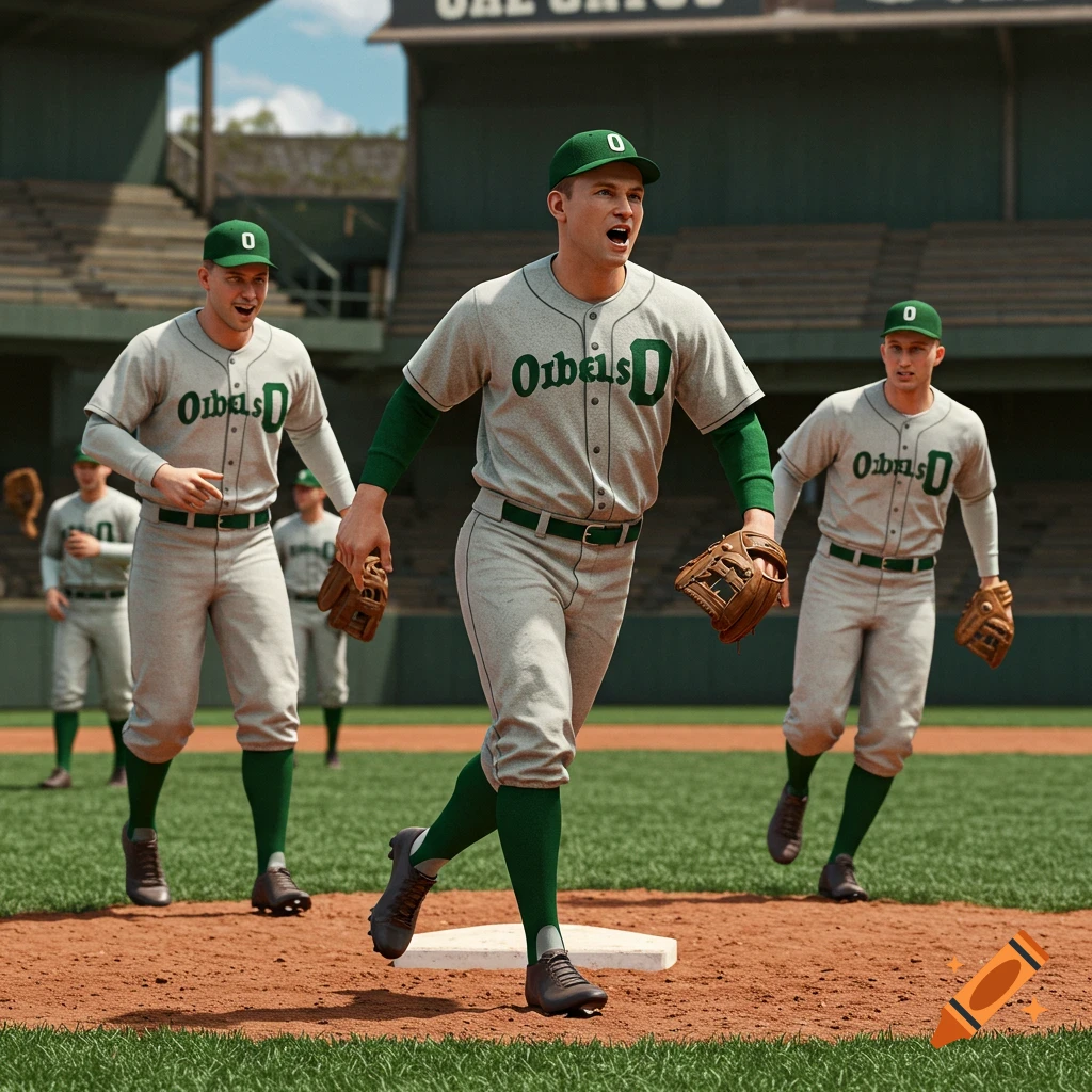 A teenage baseball player in a red and white uniform stands on base in ...
