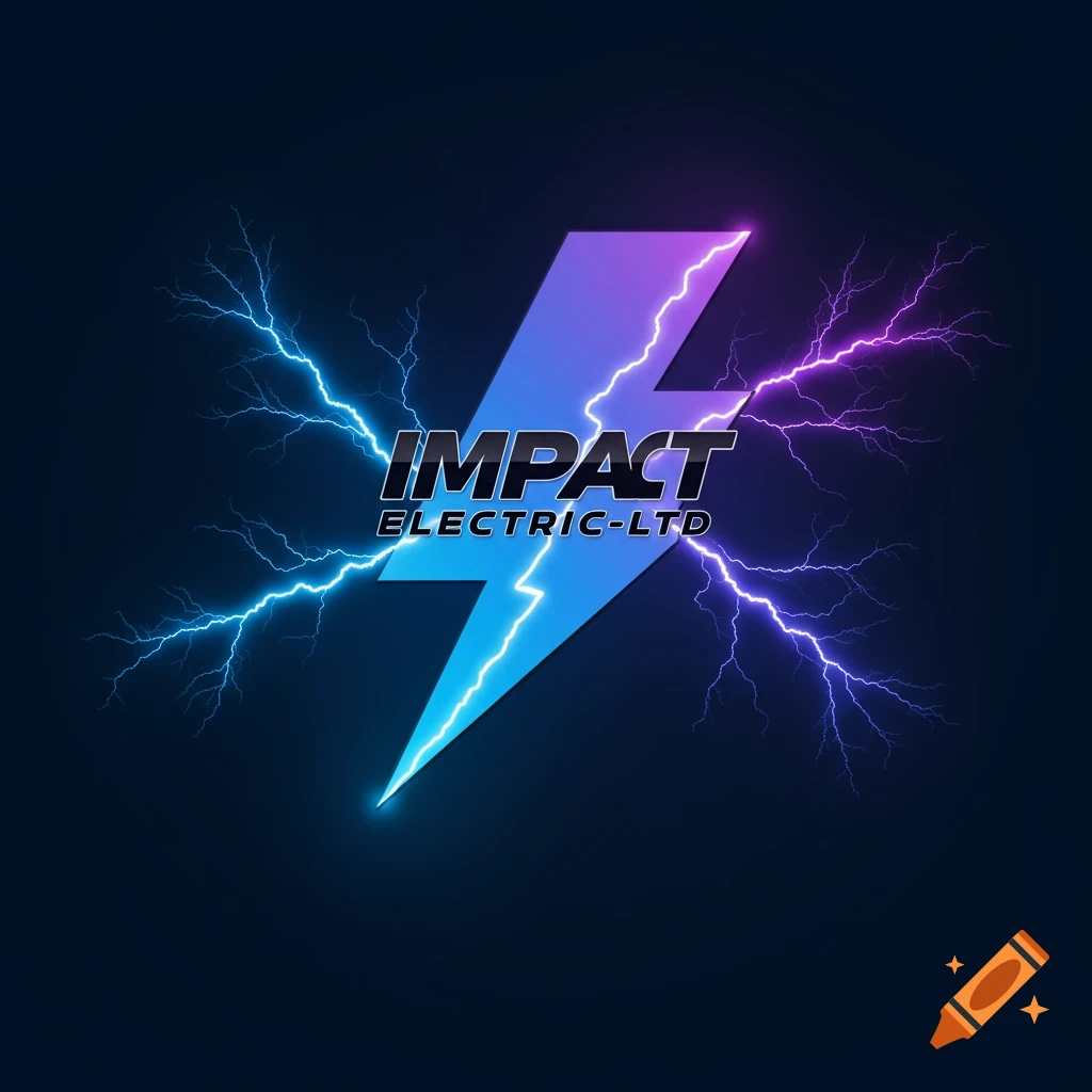 Impact Electric LTD logo lighting on Craiyon