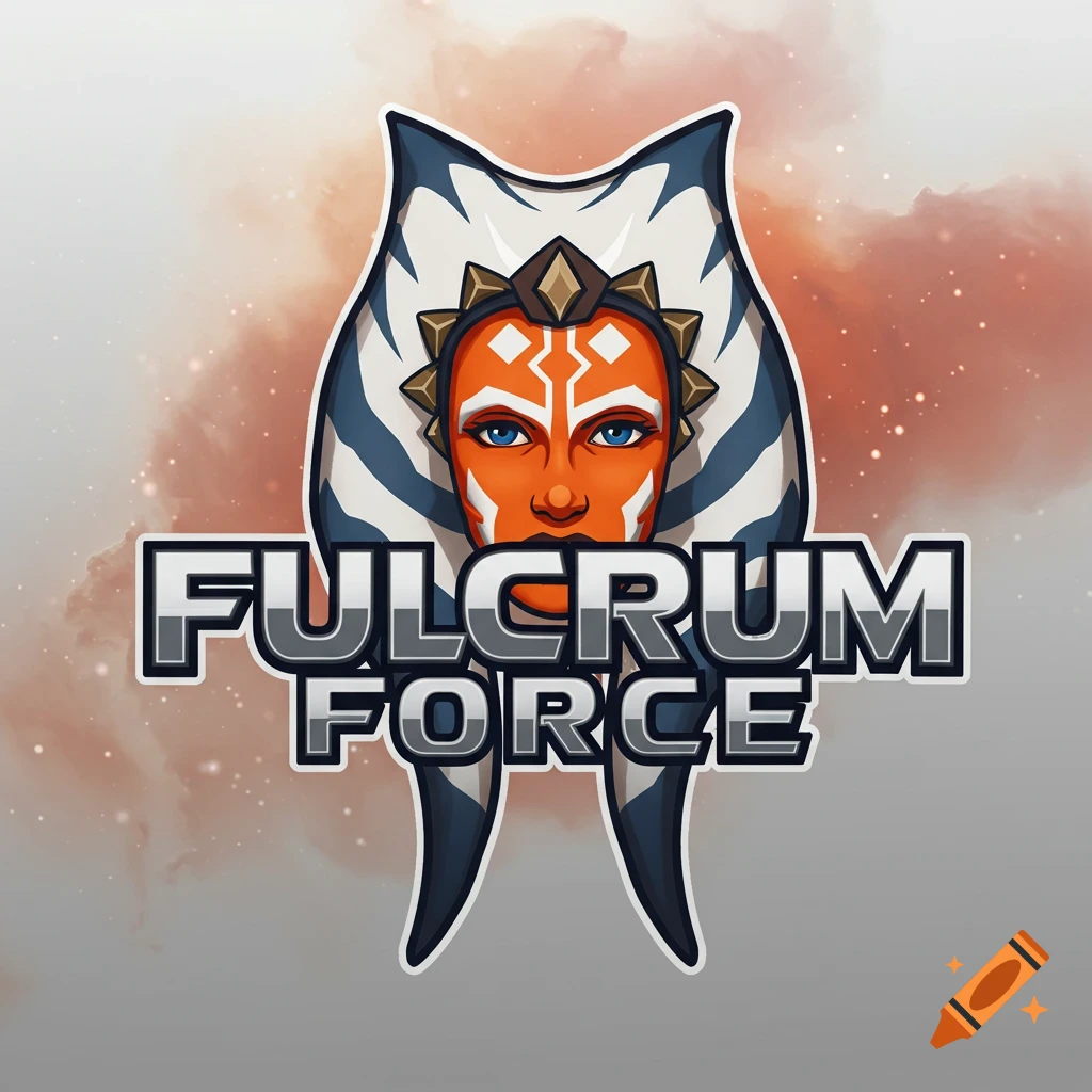 Fulcrum Force fantasy football team logo, Ahsoka Tano Star Wars ...